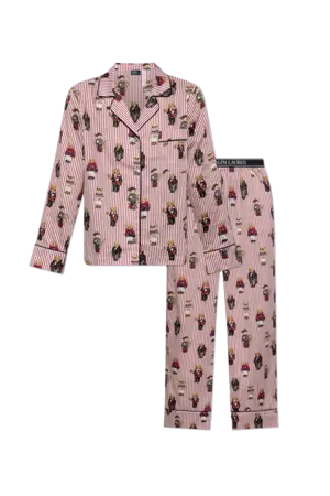 Polo Ralph Lauren Cotton Printed Pajama Set - Red