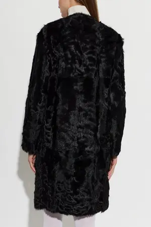JIL SANDER Calfskin Fur Coat By