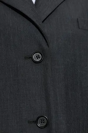 JIL SANDER Gray Wool Blazer