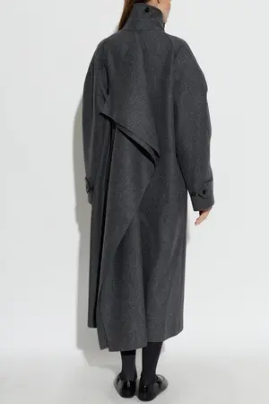 JIL SANDER Wool Coat With Stand-up Collar