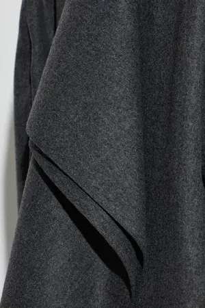 JIL SANDER Wool Coat With Stand-up Collar