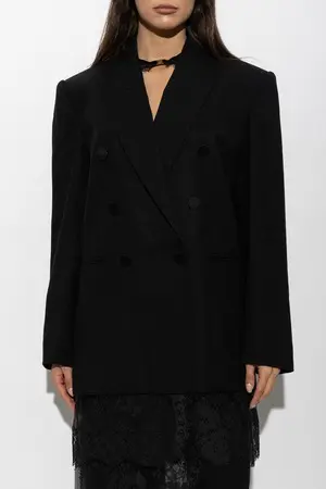 Zimmermann Blazer With Lace Trim