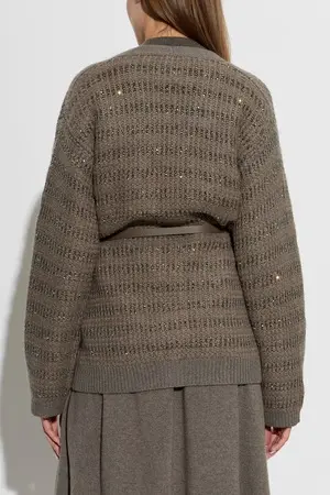 Fabiana Filippi Belted Cardigan