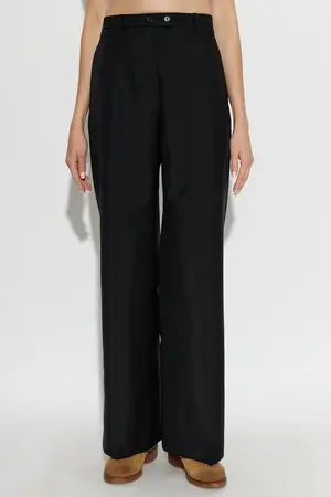 JIL SANDER Wool Pleated Trousers