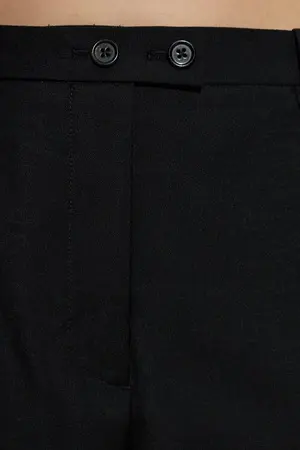 JIL SANDER Wool Pleated Trousers
