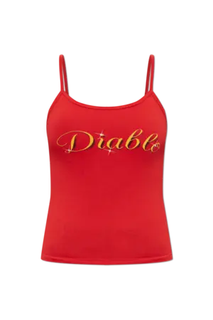 WILLY CHAVARRIA Cotton Top ‘diablo Cholita Tank - Red