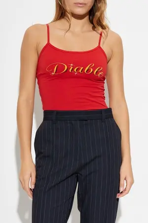 WILLY CHAVARRIA Cotton Top ‘diablo Cholita Tank