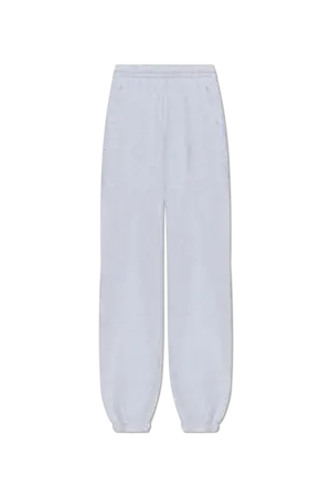 Sporty & Rich Light Gray Track Pants From ‘the Essentials’ Collection