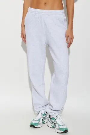 Sporty & Rich Light Gray Track Pants From ‘the Essentials’ Collection