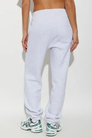 Sporty & Rich Light Gray Track Pants From ‘the Essentials’ Collection