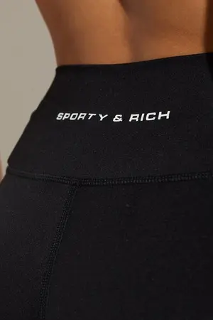 Sporty & Rich Short Leggings From ‘the Essentials’ Collection