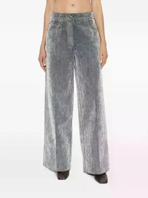 FORTE_FORTE Velvet-finish Jeans