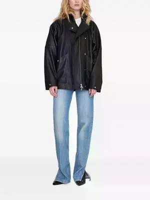ANINE BING Sandy Jacket Leather - Black