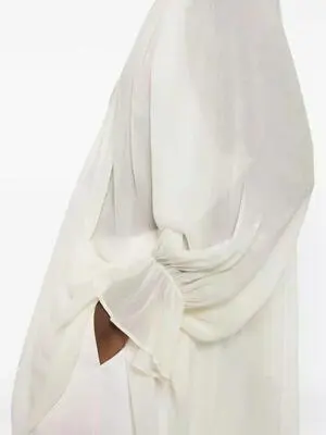 ELEH Ruffled-cuff Asymmetric Dress