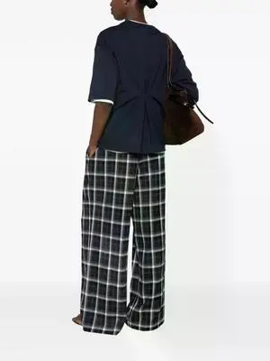 ELEH Pleat-detail T-shirt
