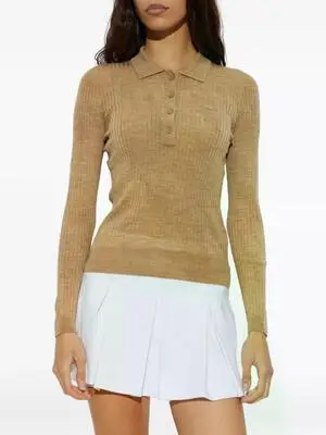 Lacoste Ribbed-knit Polo Shirt