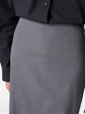 Miu Miu Stretch Cotton Midi Skirt