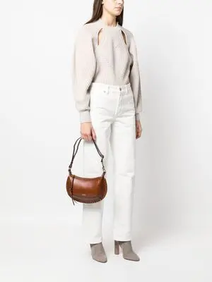 Isabel Marant Étoile Oskan Moon Leather Shoulder Bag