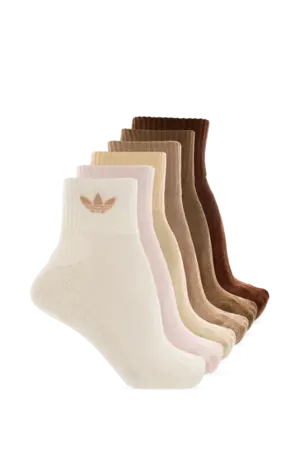 ADIDAS ORIGINALS Six-pack Logo Socks - Multicolour