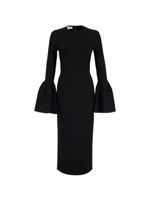 Stella McCartney Bell Sleeve Midi Dress - Multicolor