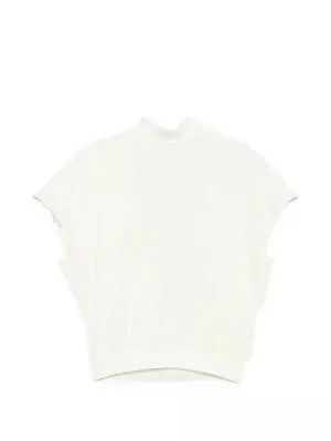 ELEH Open-back Draped Blouse - Neutrals