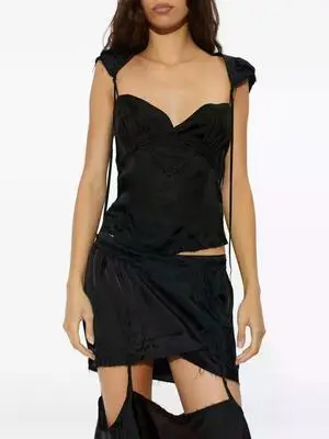 KNWLS Beth Lace-up Top