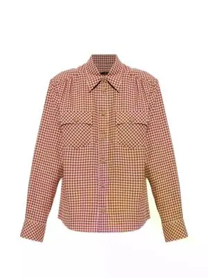 Moncler Gingham-check Shirt - Pink