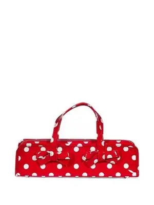 Comme Des Garçons Polka-dot Bow-detail Tote Bag