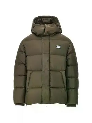 Emporio Armani Logo-plaque Padded Jacket - Green