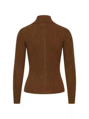 ROBERTO COLLINA Ribbed Turtleneck Sweater