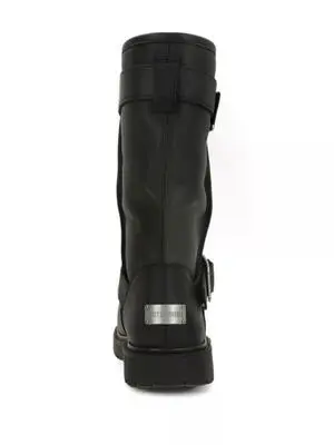 UGG X Willy Chavarria Buckle-detail Leather Boots - Black