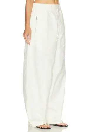 Bottega Veneta Toile Barrel Leg Trouser
