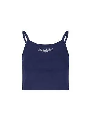 Sporty & Rich Cotton Camisole Tank Top