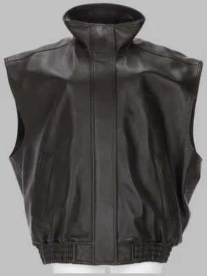 Balenciaga Soft Leather Blouson Jacket