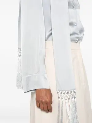 FORTE_FORTE Silk Satin Shirt