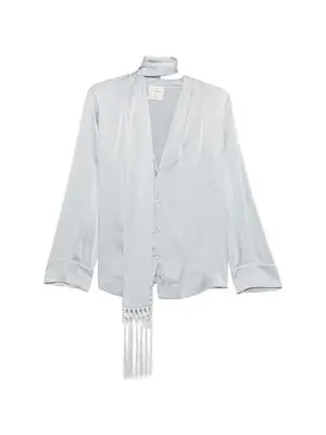FORTE_FORTE Forte Forte Women Silk Satin Shirt Multicolor