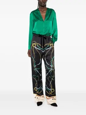FORTE_FORTE Silk Satin Shirt