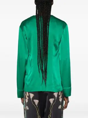 FORTE_FORTE Silk Satin Shirt