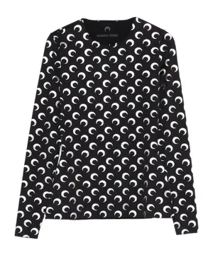 MARINE SERRE Moon-print Top - Black