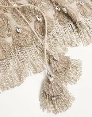 Valentino Garavani Embroidery Organza Cloak