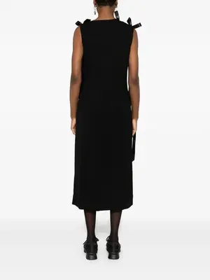 Simone Rocha Bow Strap-detail Midi Dress