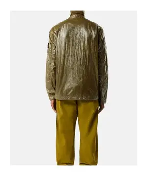 Stone Island Comfort-fit Zip-up Overshirt With Chest Pockets