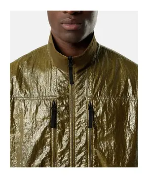 Stone Island Comfort-fit Zip-up Overshirt With Chest Pockets
