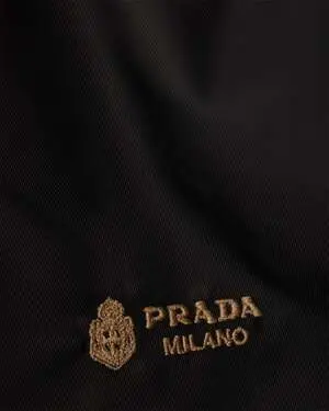 Prada Reversible Re-nylon And Camel-hair Hooded Scarf