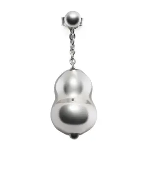 LEMAIRE Blown Glass Earring - Silver