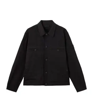 Stone Island Coach Jacket With Anti-drop Finish