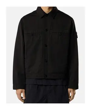 Stone Island Coach Jacket With Anti-drop Finish