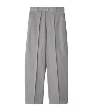 LEMAIRE Barrel Pants In Polycotton Twill