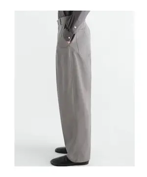 LEMAIRE Barrel Pants In Polycotton Twill