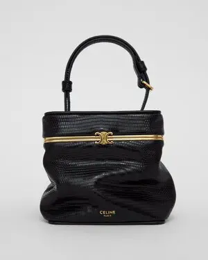 Celine Frame Logo Shoulder Bag